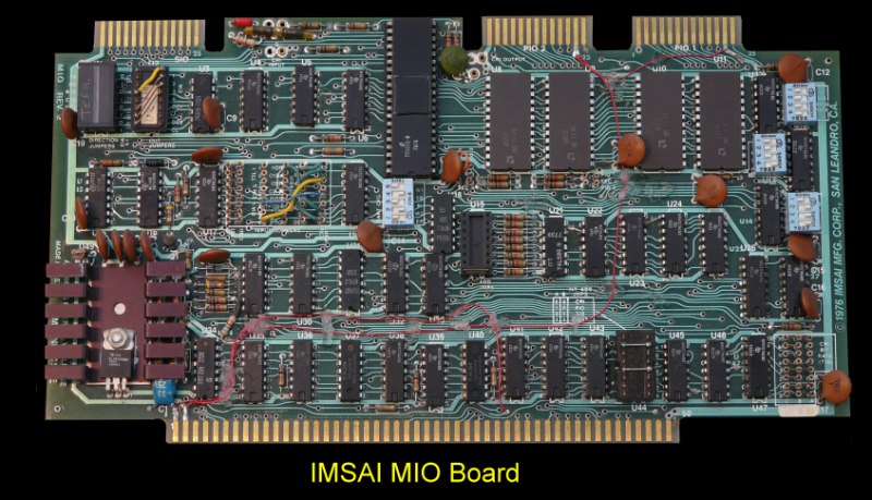 S100 Computers - IMSAI MIO board